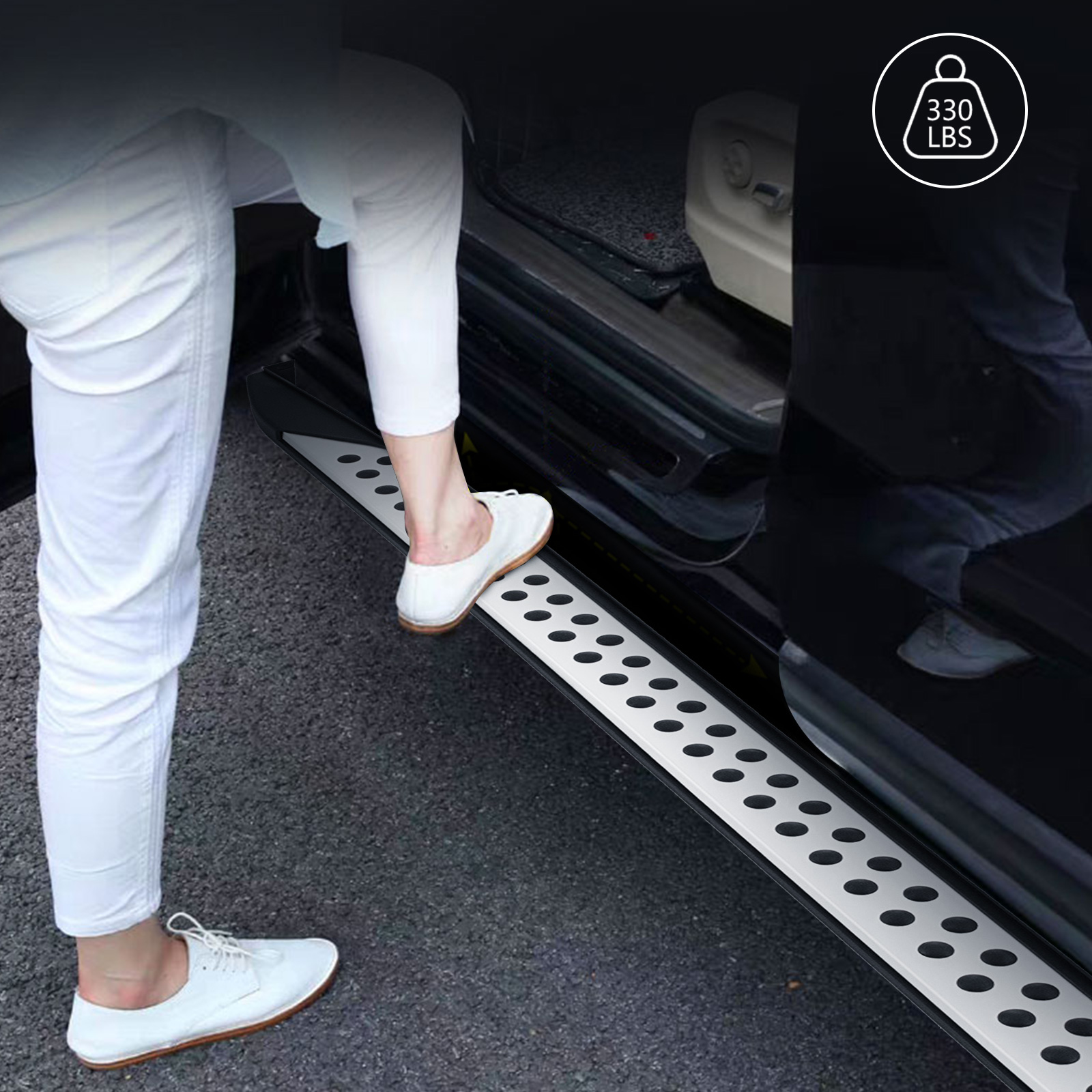 US Stock Side Step for Toyota CHR 2018 Running Board Nerf Bar Aluminum ...