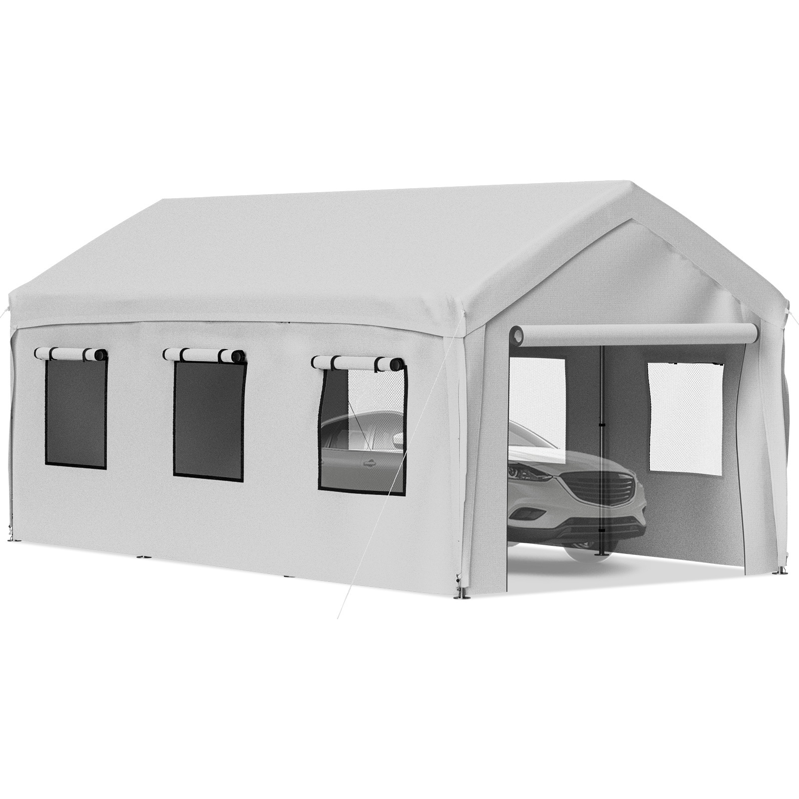 VEVOR 10 X 20 Jalkaa Autokatos 8 jalkainen Autotallikatos VEVOR 10 X 20 Jalkaa Autokatos 8 jalkainen Autotallikatos