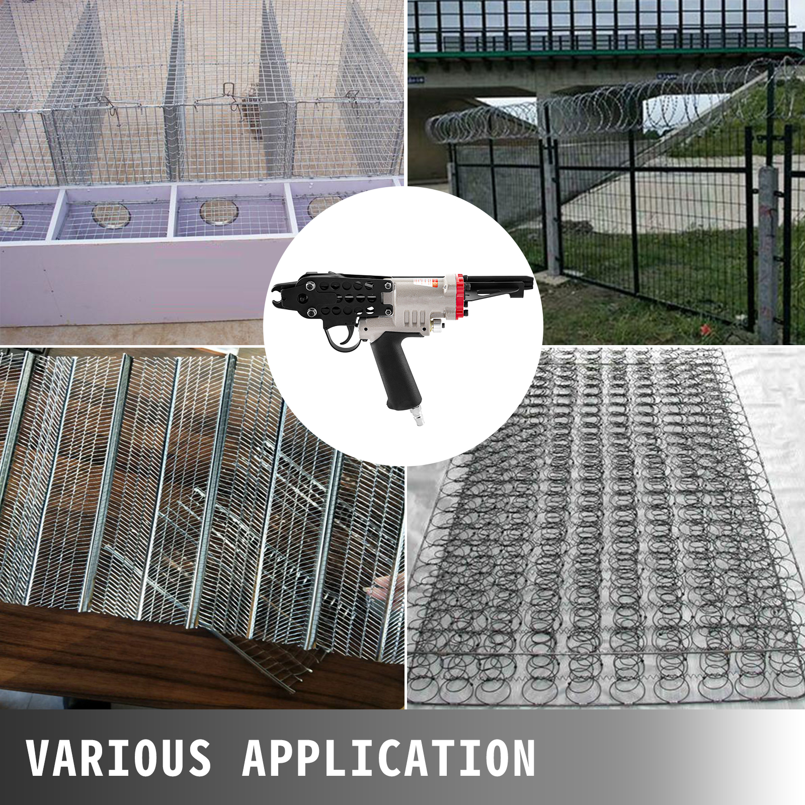 Pneumatic Hog Ring Plier Stapler Sc7c-p 16 Gauge C Ring 3/4" 19mm Air ...