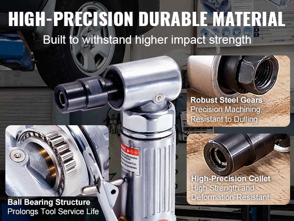 VEVOR Air Die Grinder Kit, Right Angle and Straight Die Grinder Combo ...