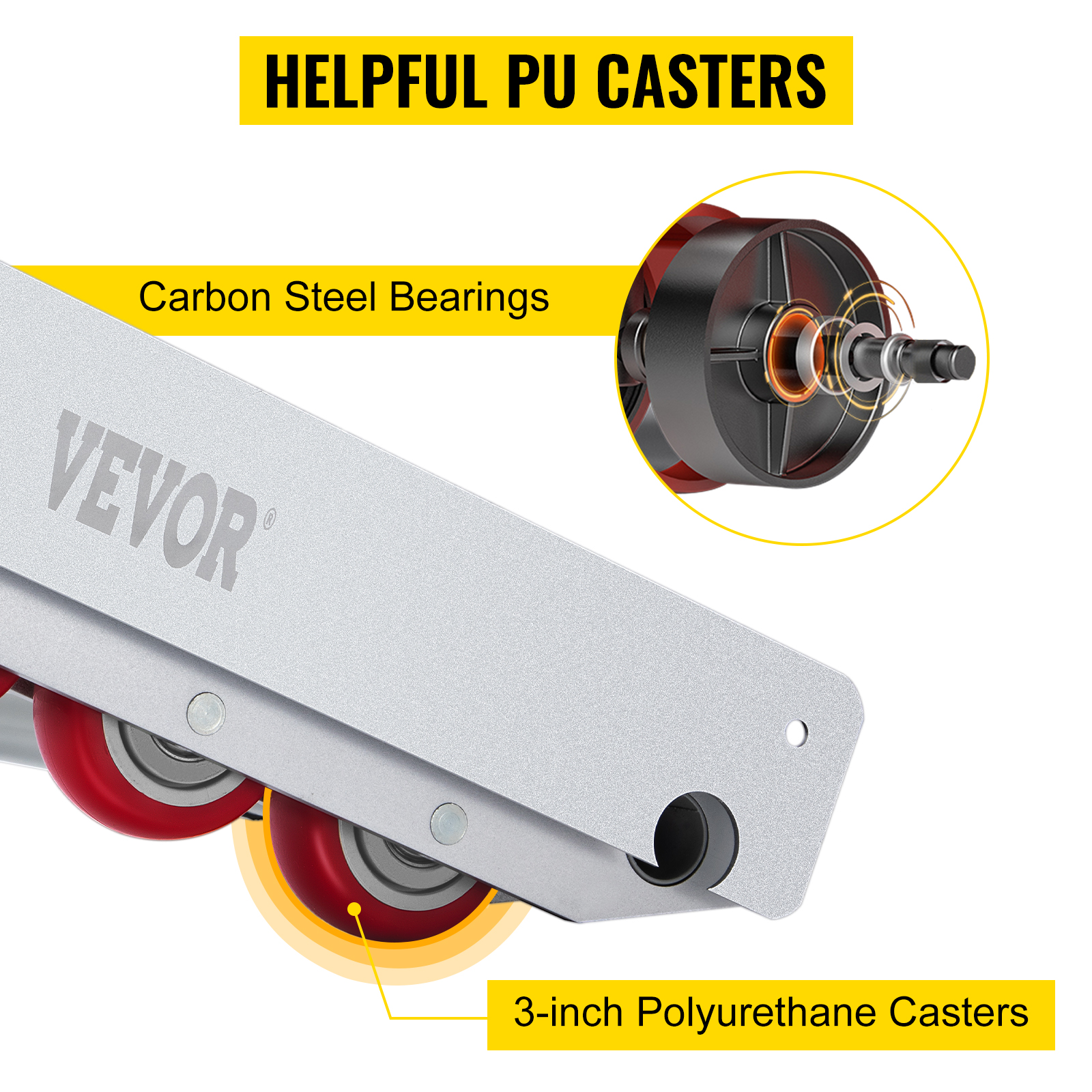 VEVOR Furniture Moving Dolly Heavy Duty Dolly 30" X 18.5" Dolly Mover ...