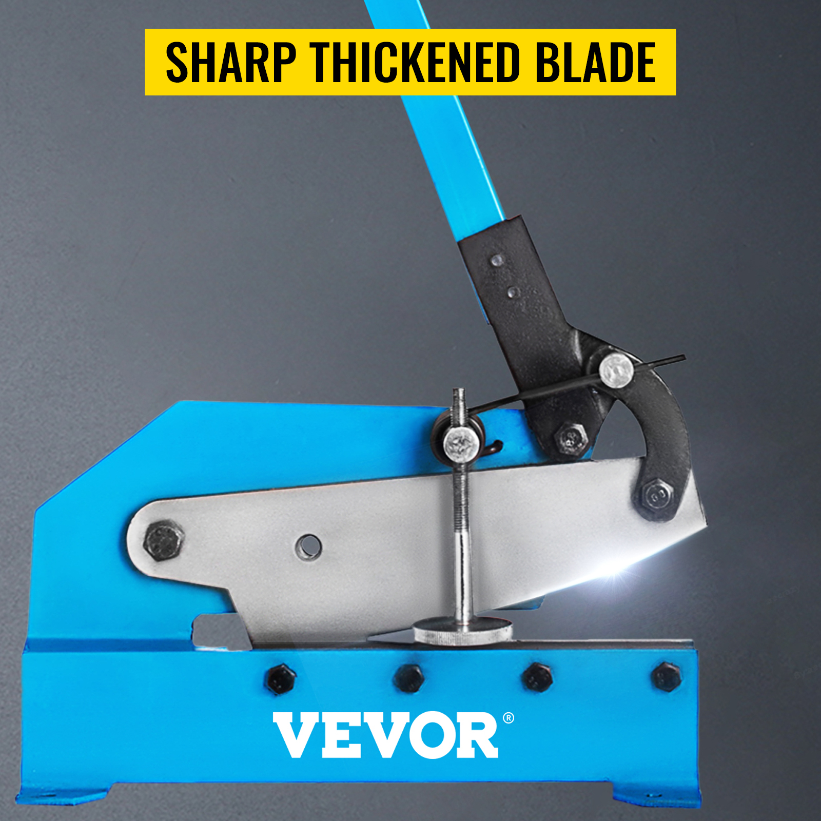 VEVOR Hand Plate Shear 5", Manual Metal Cutter Cutting Thickness1/4 ...