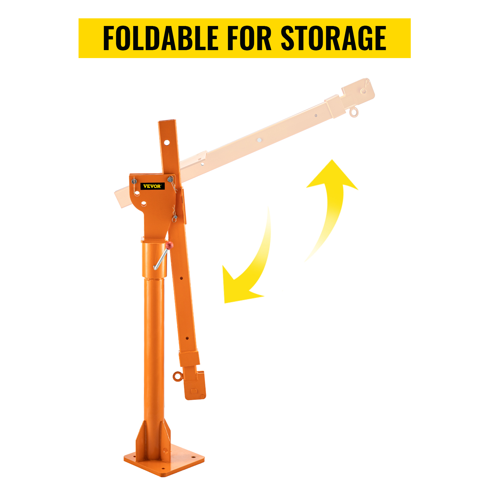 VEVOR Truck Crane Frame, Truck Bed Crane Frame with Adjustable ...