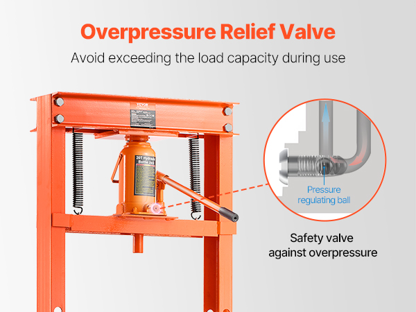 VEVOR 20 T hydraulisk butikspresse Hydraulisk presse med presseplade ...