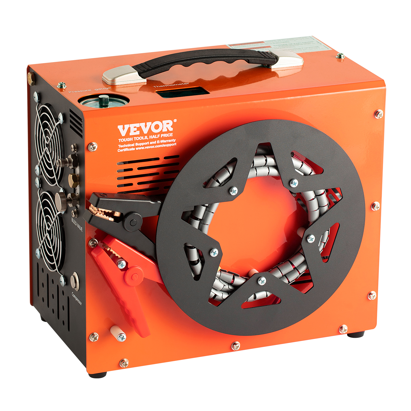 VEVOR PCP Air Compressor 4500PSI/30Mpa Manual/Auto-Stop PCP Airgun ...
