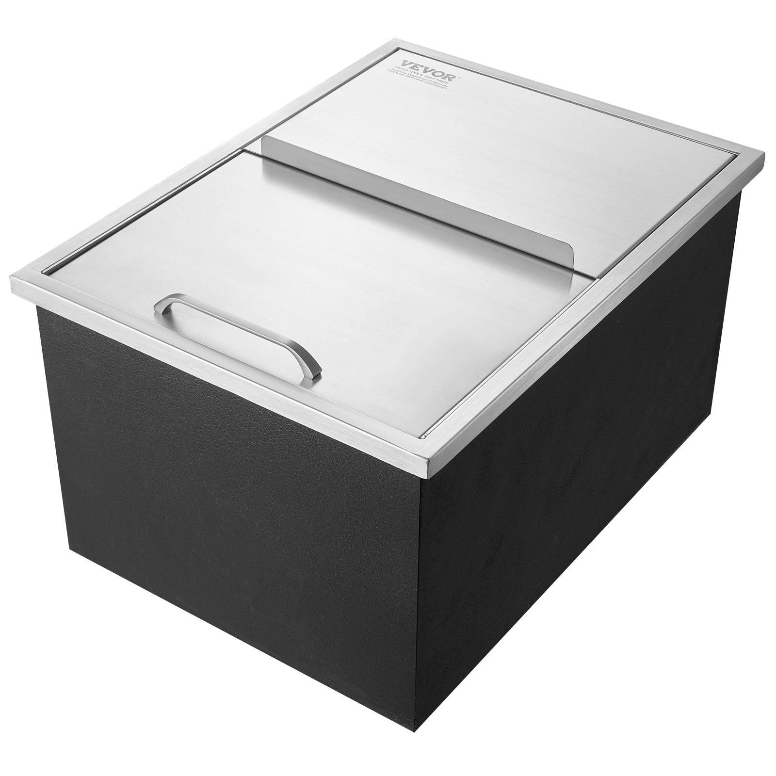 Drop in Ice Chest Ice Cooler Stainless Steel Ice Bin w/Cover 13 Types ...