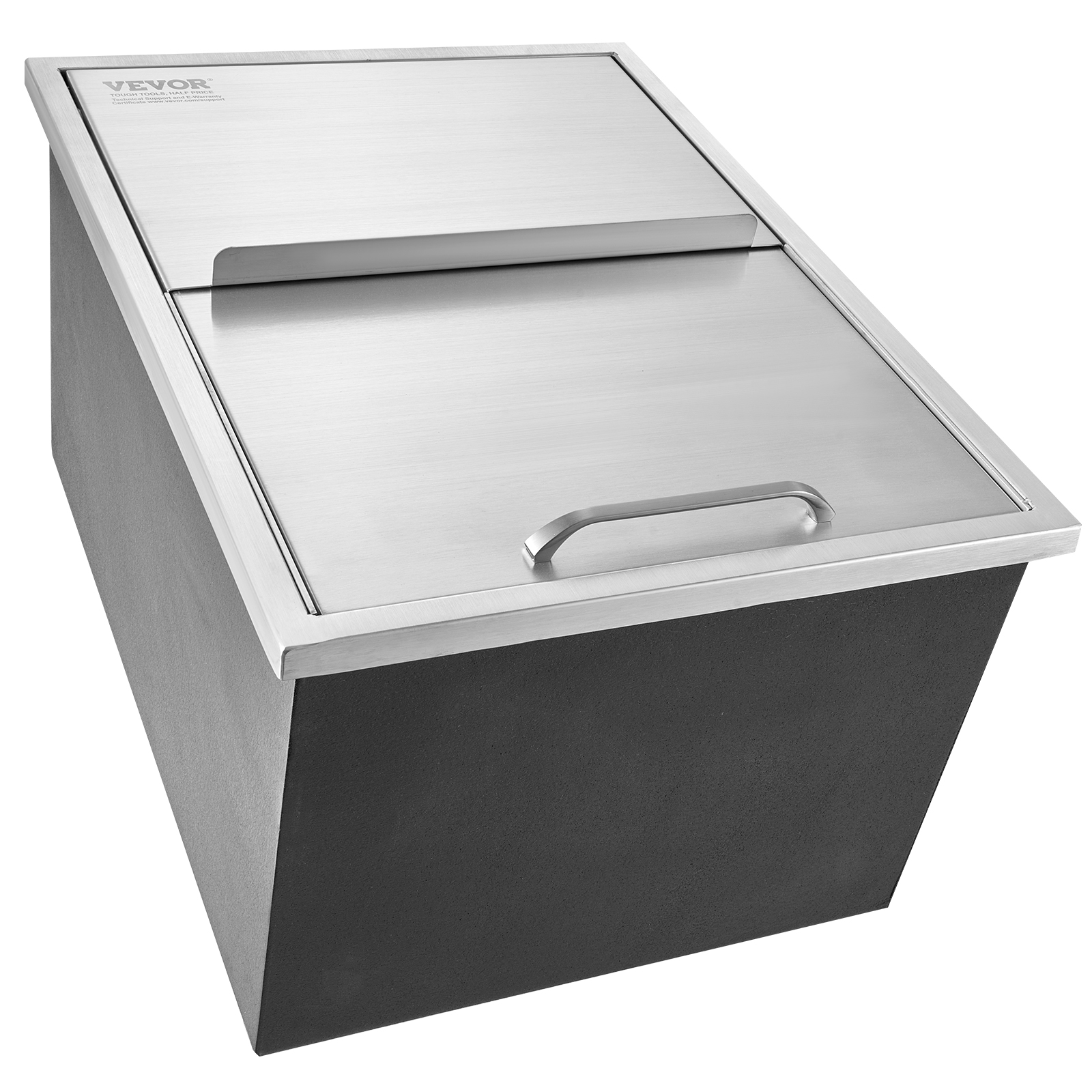 Drop in Ice Chest Ice Cooler Stainless Steel Ice Bin w/Cover 13 Types ...