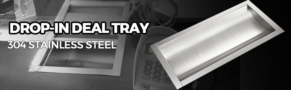 Cash Window Drop-in Deal Tray 18"(l) X 10"(w) Business Banks 304 ...