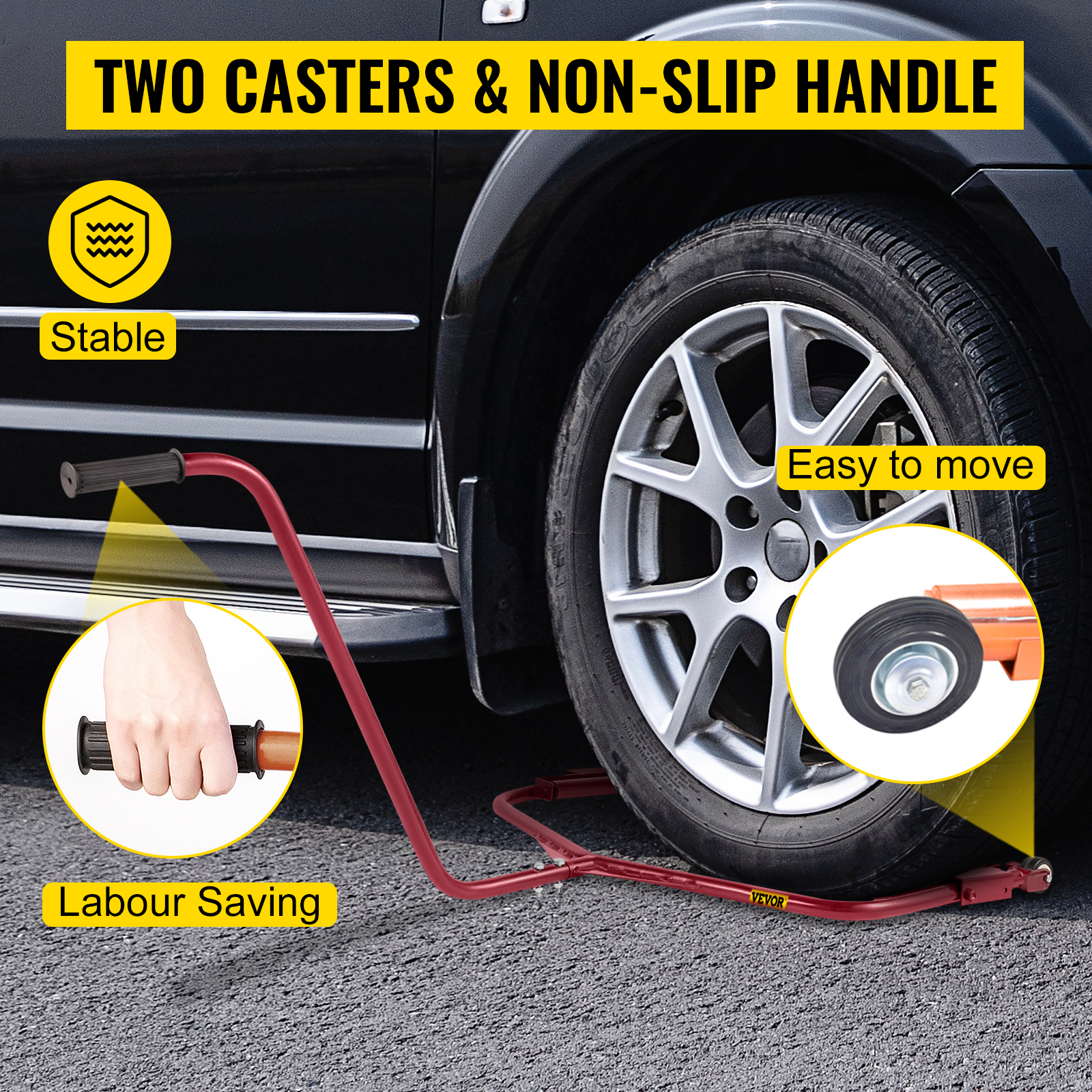 VEVOR Tire Dolly 300 LBS Load Capacity Wheel Dolly Truck Tire Wheel ...