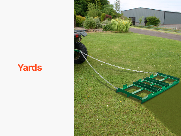 VEVOR Drag Harrow 4 ft Heavy Duty Tow Behind Drag Harrow Driveway ...
