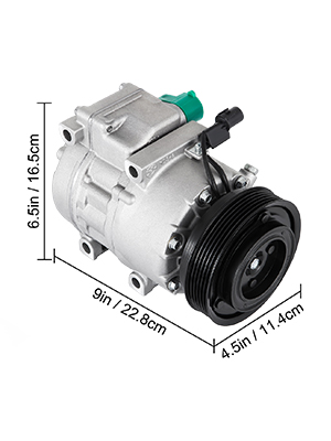 Brand New A/C Compressor & Clutch Fits Kia And Hyundai 977013F400 ...