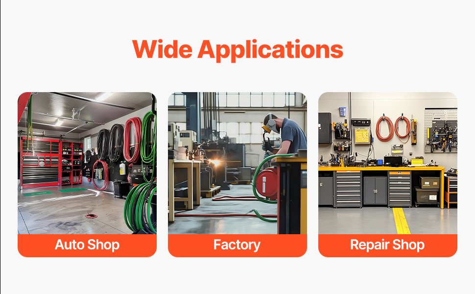 Oxygen Acetylene Hose 1/4-Inch x 25FT R Grade Hose 300PSI Max Working ...