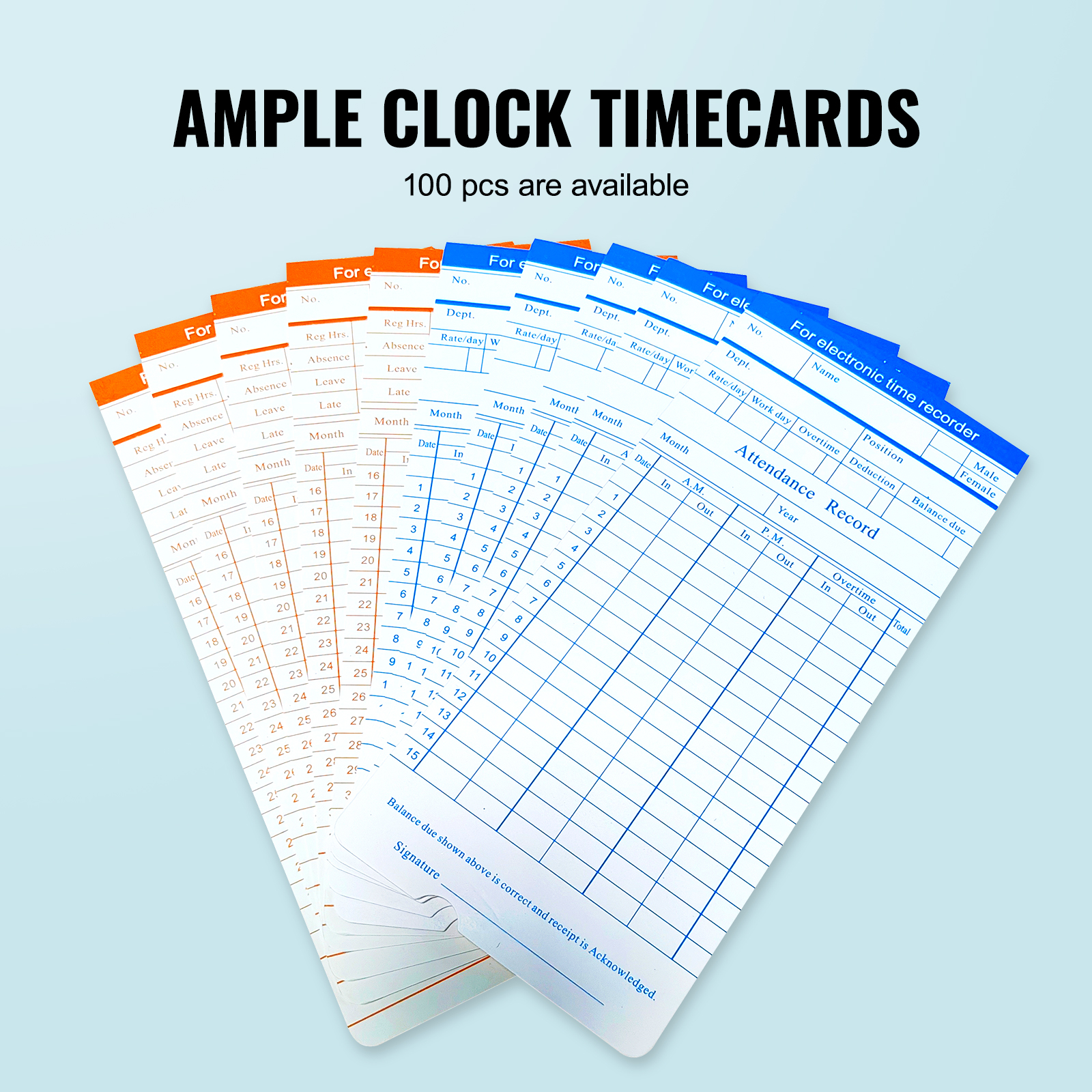 Punch Time Clock Time Tracker Machine for Employees With 102 Time Cards | eBay