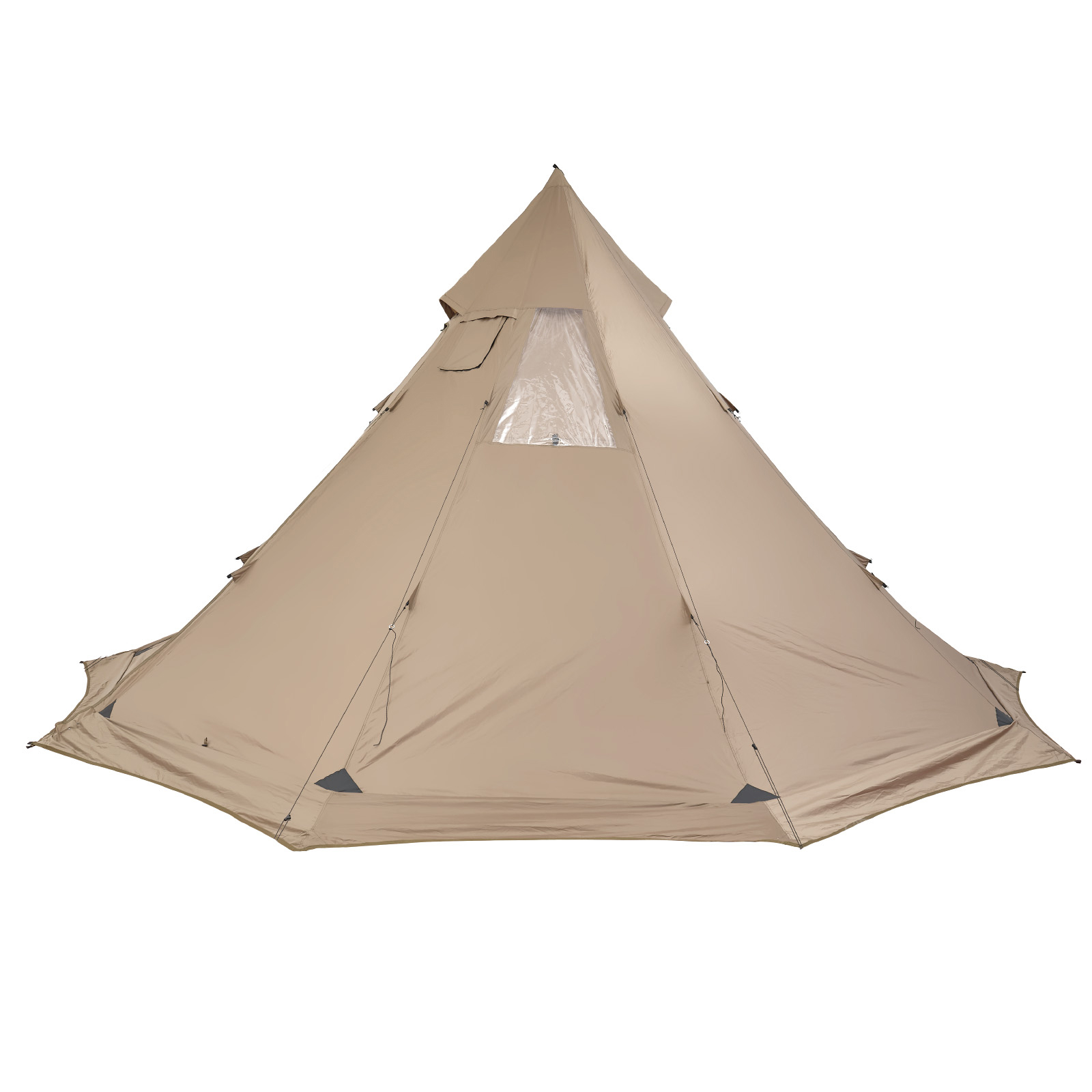 Uimoso Camping Tent Cabin Tent Tipi Tent w/ Stove Jack Lightweight Hot ...