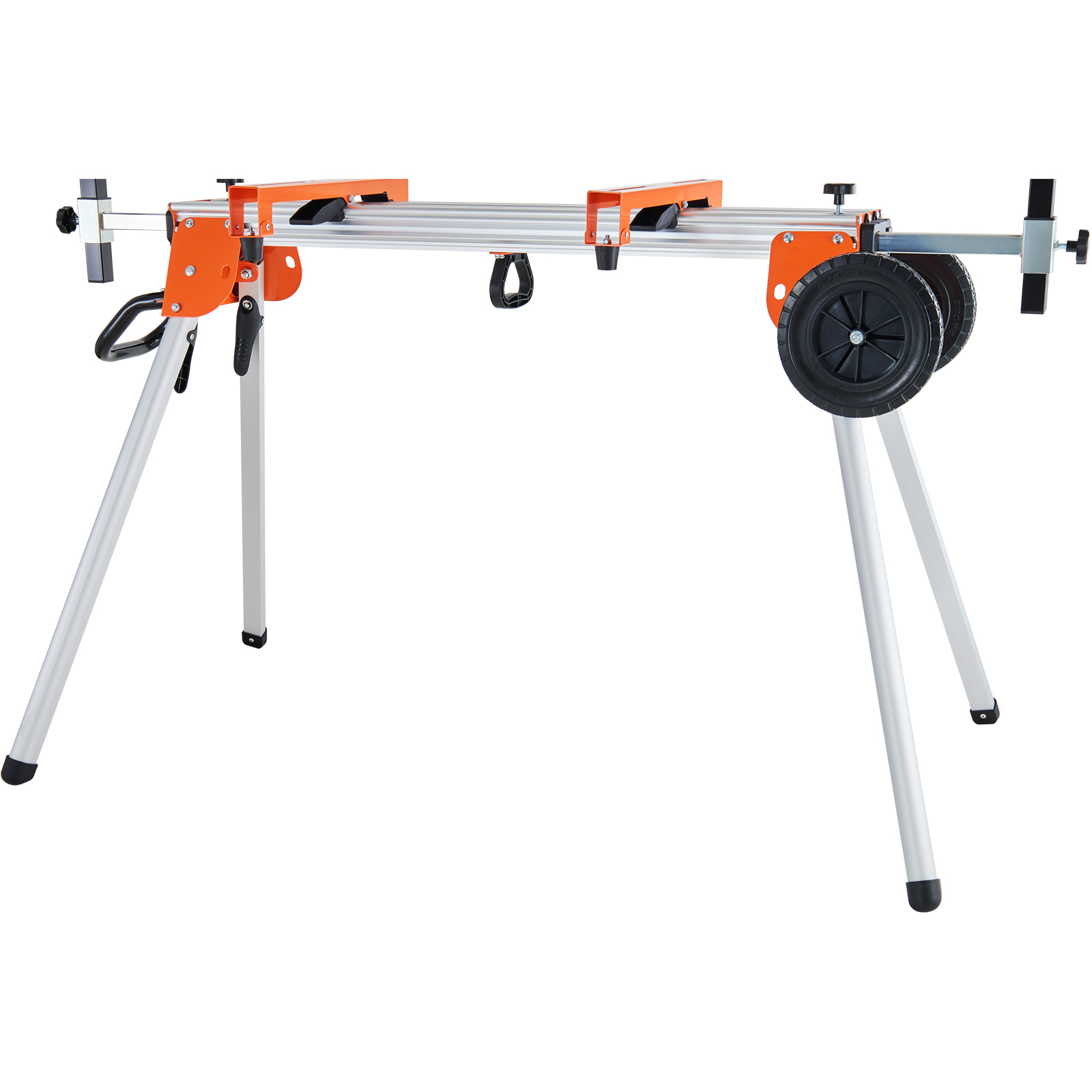 VEVOR 100in Miter Saw Stand with One-piece Mounting Brackets Sliding ...