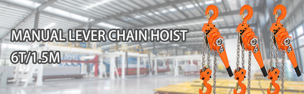 Lever Block Chain Hoist 6t 1.5m/5ft Chain Hoist Ratchet Lever Hoist ...