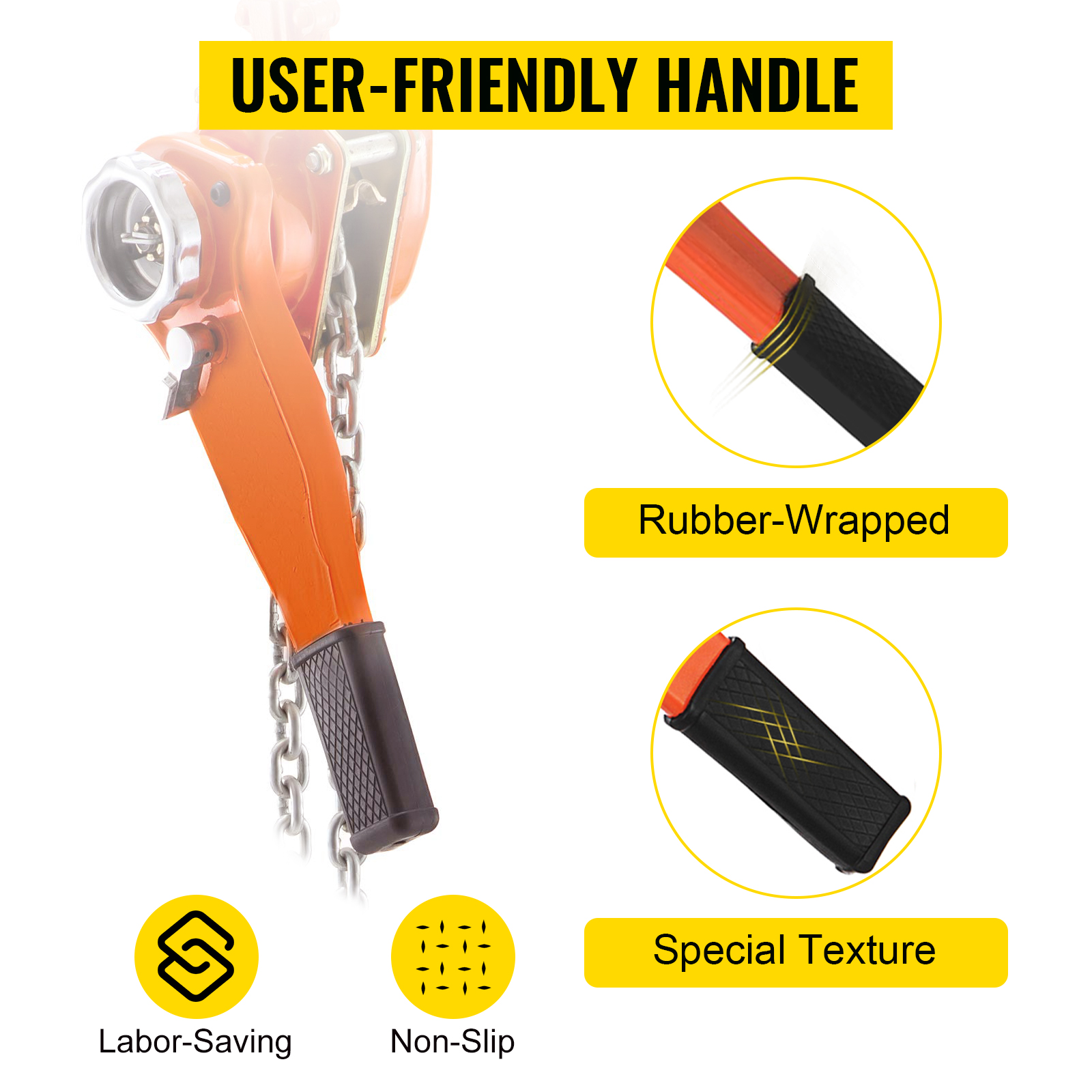 VEVOR 6 Ton Lever Block Chain Hoist 10ft 3M Chain Hoist Alloy Steel G80 ...