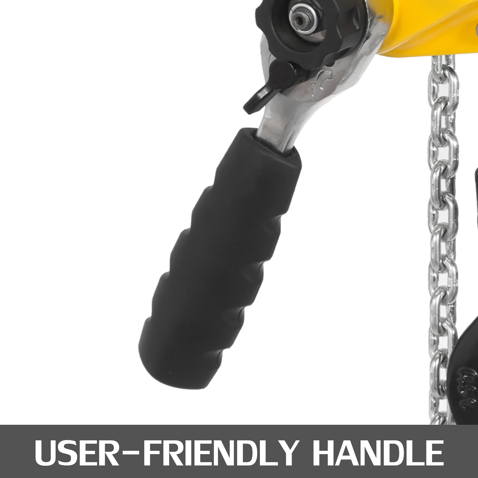 0.75t 1.5m Lever Block Chain Hoist Puller Hand Pull Solid Grips | VEVOR US