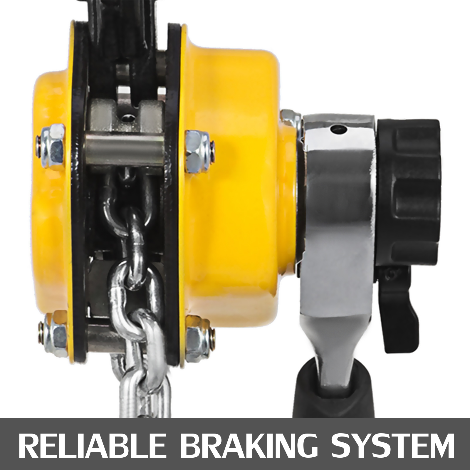 0.75t 1.5m Lever Block Chain Hoist Puller Hand Pull Solid Grips | VEVOR US