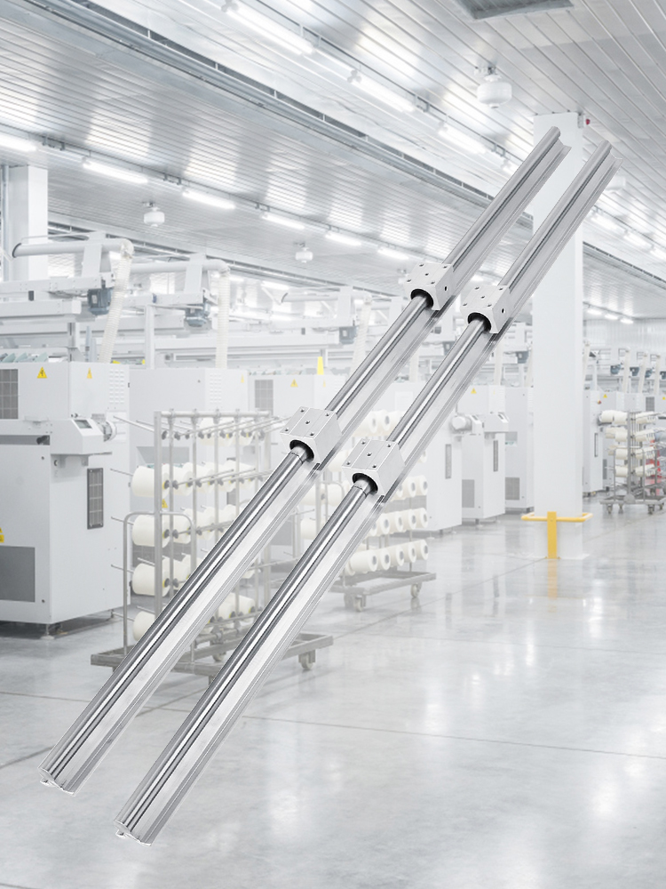 VEVOR VEVOR Linear Rail 2 Set SBR20-1200mm Linear Rail Support Linear ...