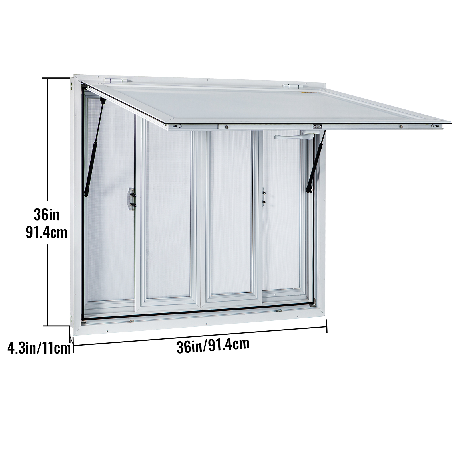 Concession Stand Trailer Serving Window Awning Food Truck Service ...