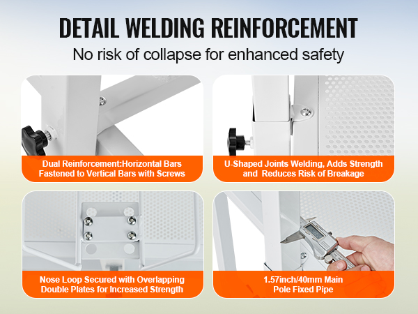 VEVOR Goat & Sheep Stand, 47x23 inch Livestock Stand, Metal Livestock ...