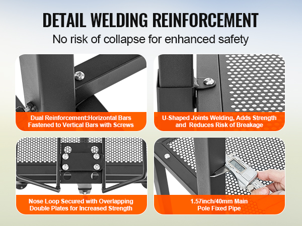 VEVOR Goat & Sheep Stand, 51x23 inch Livestock Stand, Metal Livestock ...