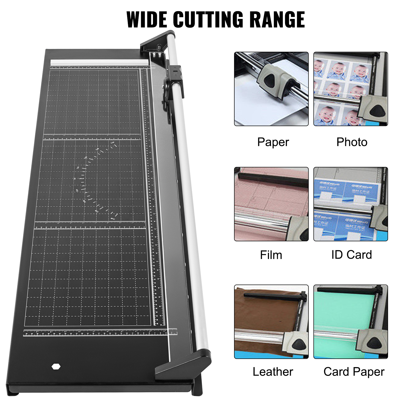 VEVOR 36 Inch Sharp Photo Paper Cutter Manual Precision Rotary Paper ...
