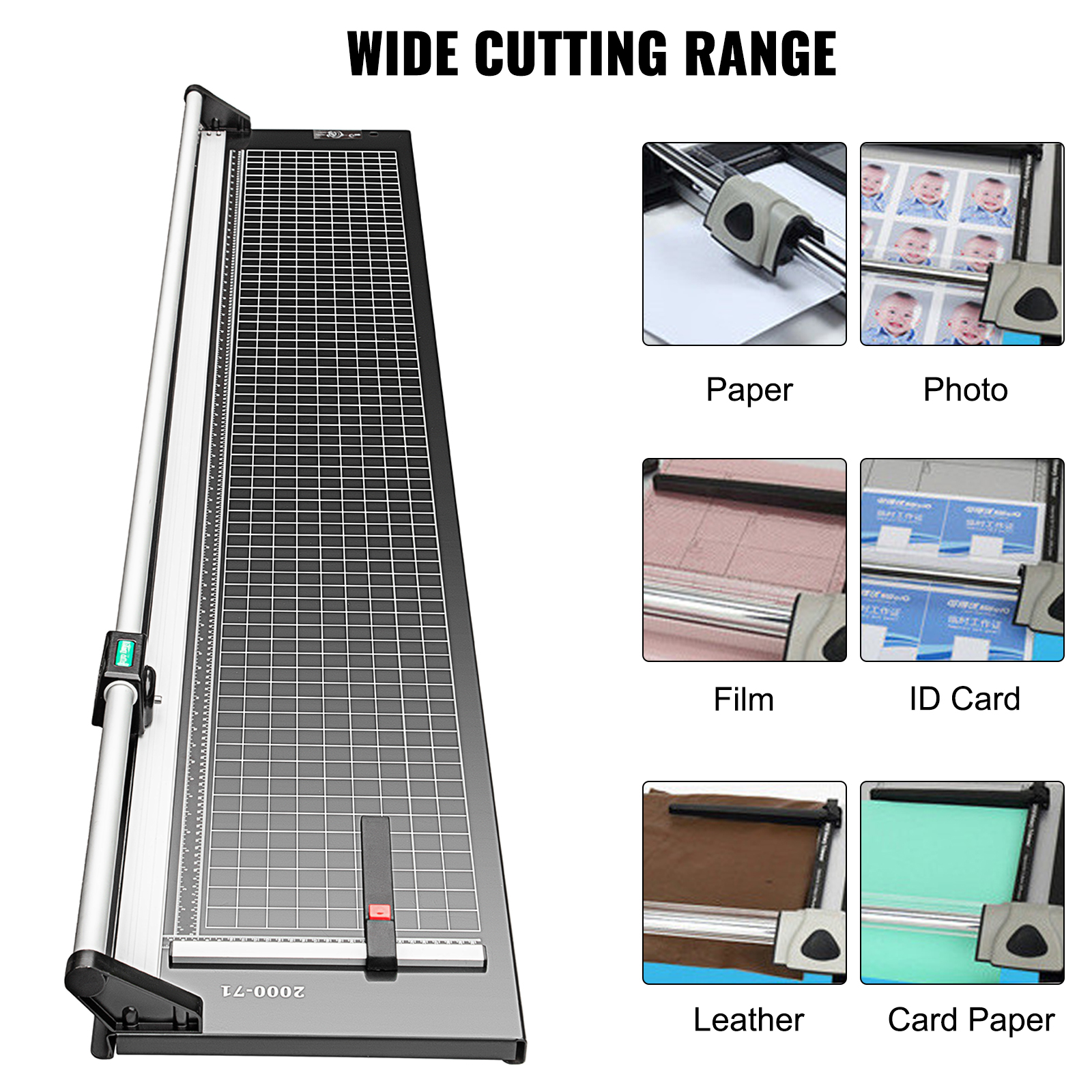 VEVOR VEVOR Paper Cutter Precision Paper Trimmer Rotary 71" Manual ...