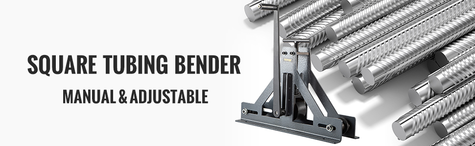 VEVOR 1-1/2\" Tubing Rolling Bender Manual Square & Rectangular Tube ...