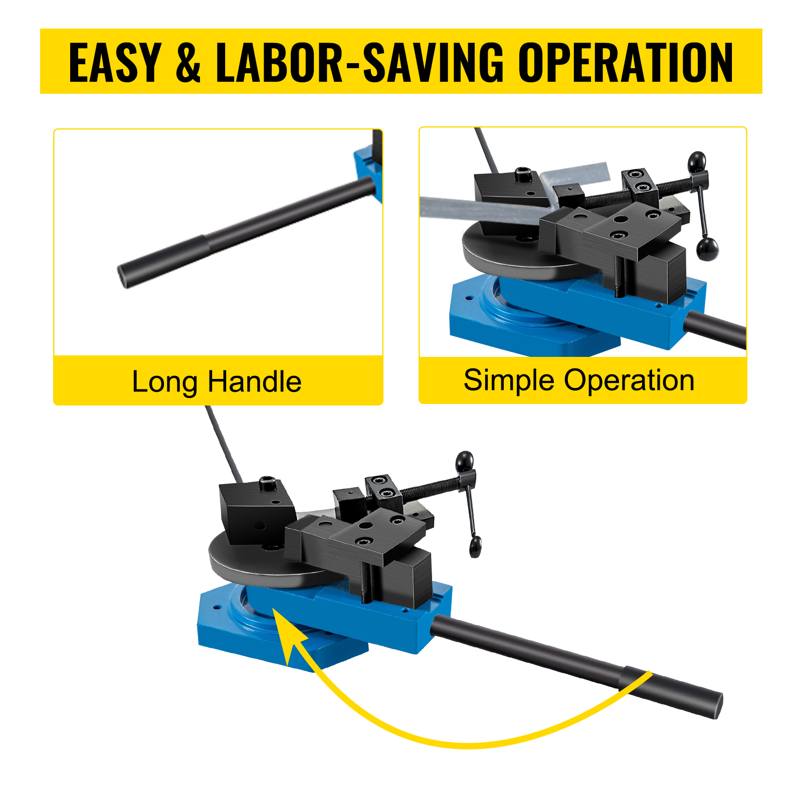 Mophorn SBG-40 High-Hardened Steel Metal Scroll Bender, Universal Rod ...