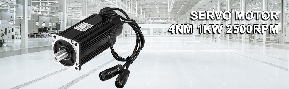 4nm Servo Motor & Driver Smooth And Accurate 2500 Prm For Cnc Control | VEVOR EU