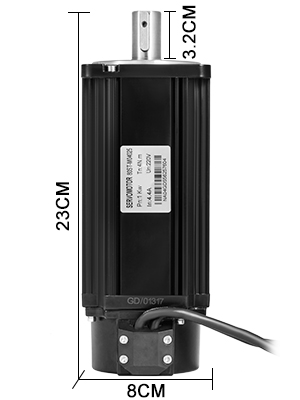 Servo Motor Driver Kit 1KW 4NM AC ST80-M04025 CNC Inspection Radiator ...