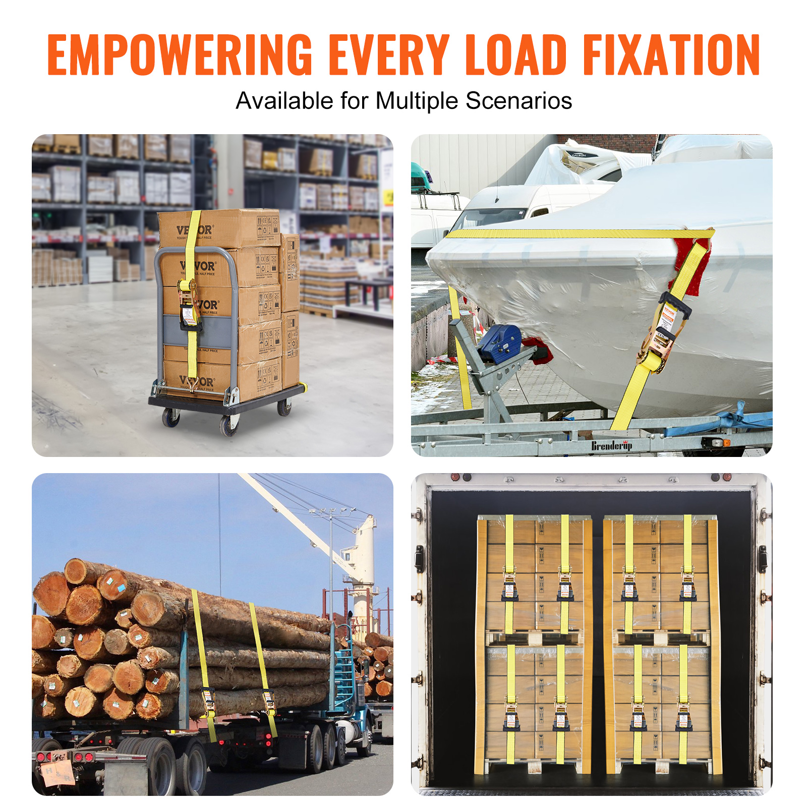 Uimoso Ratchet Straps Tie Down Strap 2"x 8' ,15',27',30' w/J Hook/S Hook/E-Track | eBay