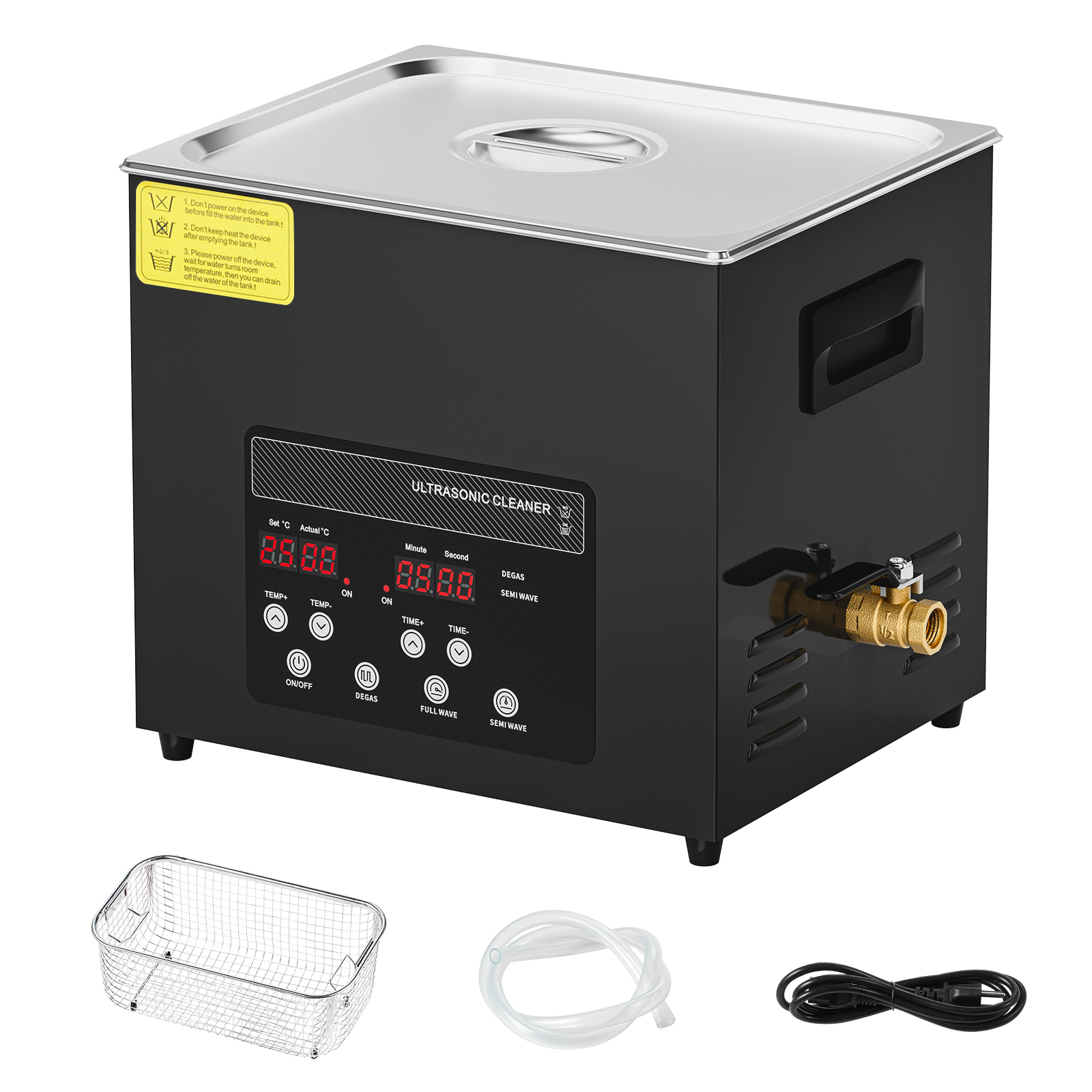 Ultrasonic Cleaner 2/3/6/10/15/30L with Heater 60/120/180/240/360/600W ...