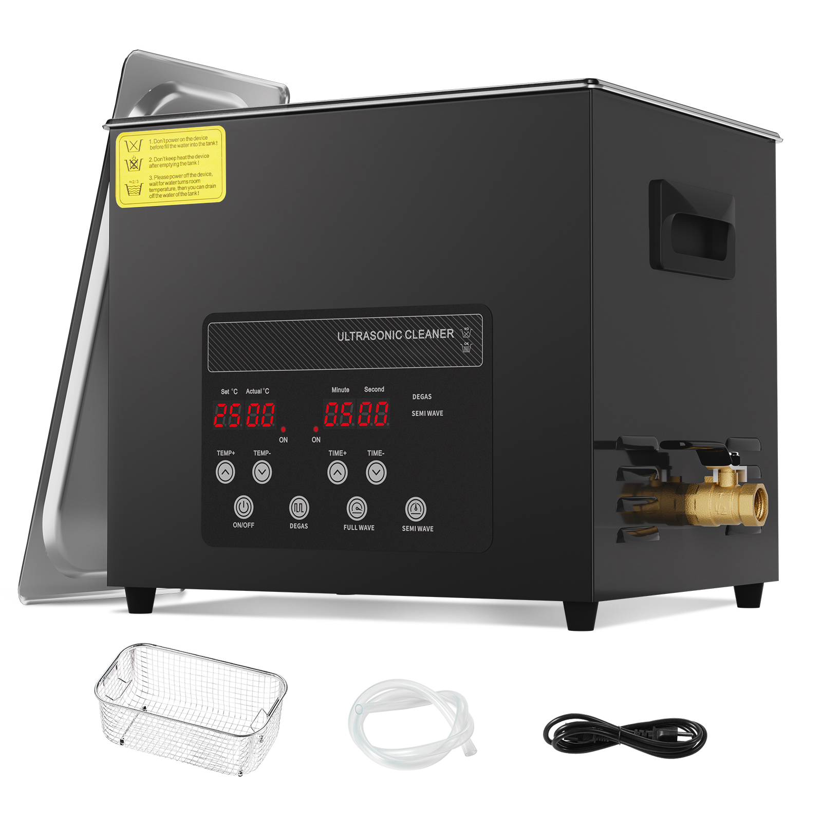 Ultrasonic Cleaner 2/3/6/10/15/30L with Heater 60/120/180/240/360/600W ...