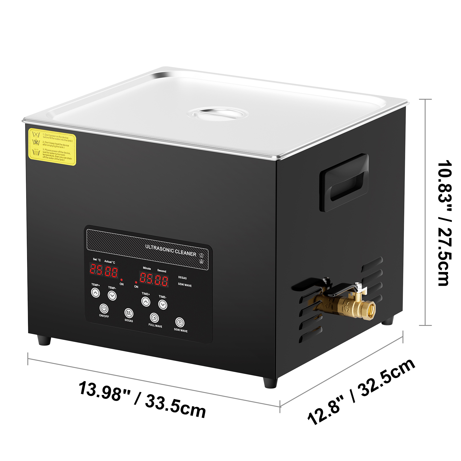 Ultrasonic Cleaner 2/3/6/10/15/30L with Heater 60/120/180/240/360/600W ...