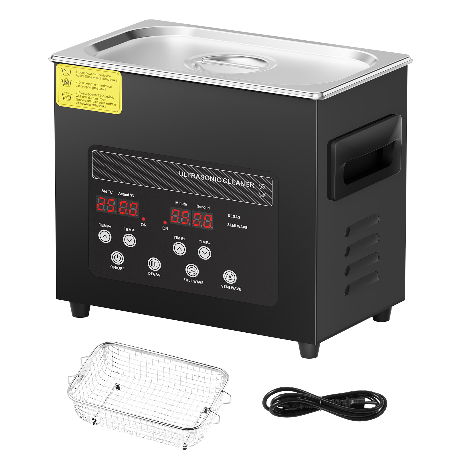 Ultrasonic Cleaner 2/3/6/10/15/30L with Heater 60/120/180/240/360/600W ...