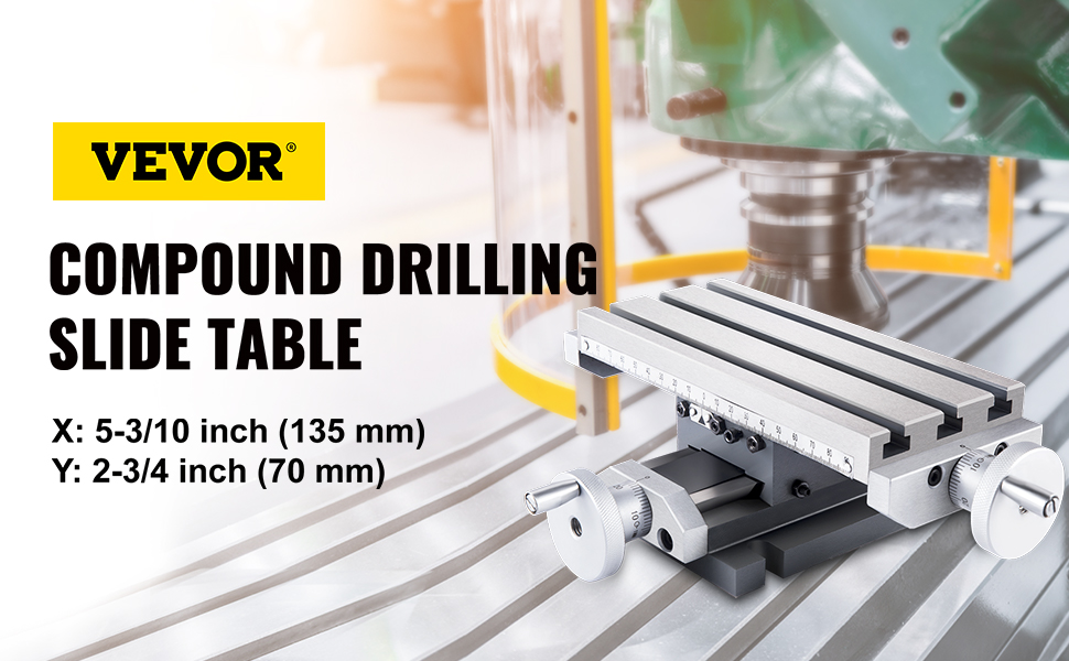 Vevor Cross Slide Table Milling Drilling Machine Worktable 4" X 7-7/8"x ...
