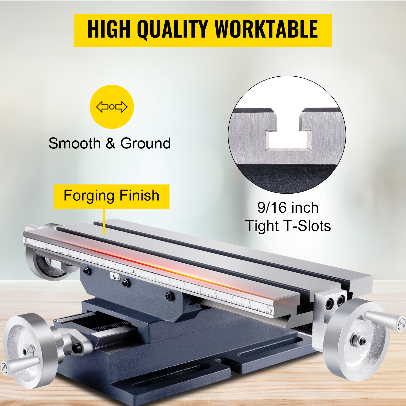 Vevor Cross Milling Work Slide Table Bench Drilling Milling Machine 6"x ...