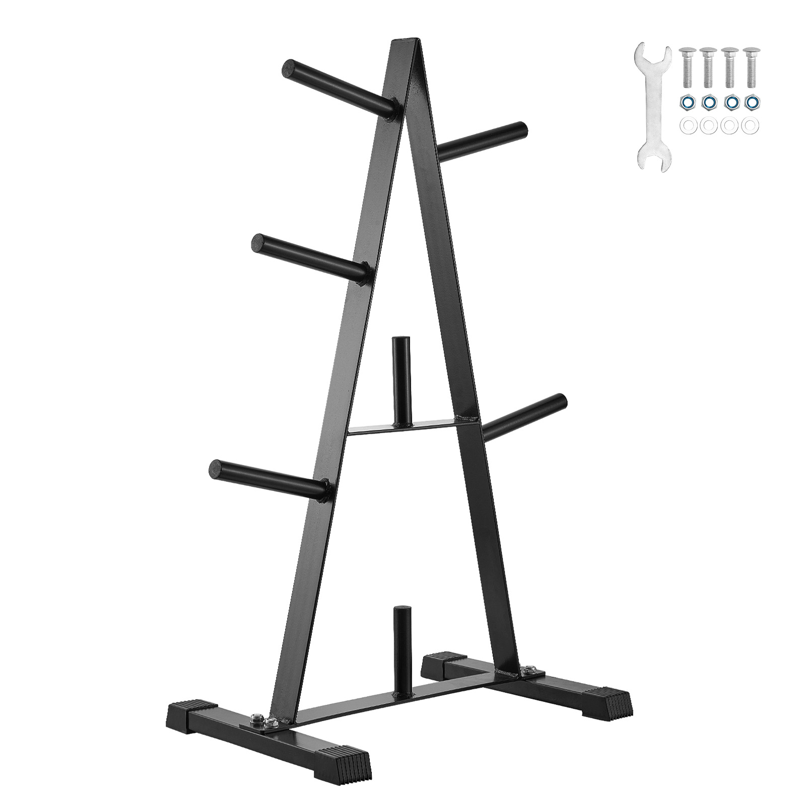 Weight Plate Rack Weight Plate Tree Home Gym Barbell Storage Stand 1in ...
