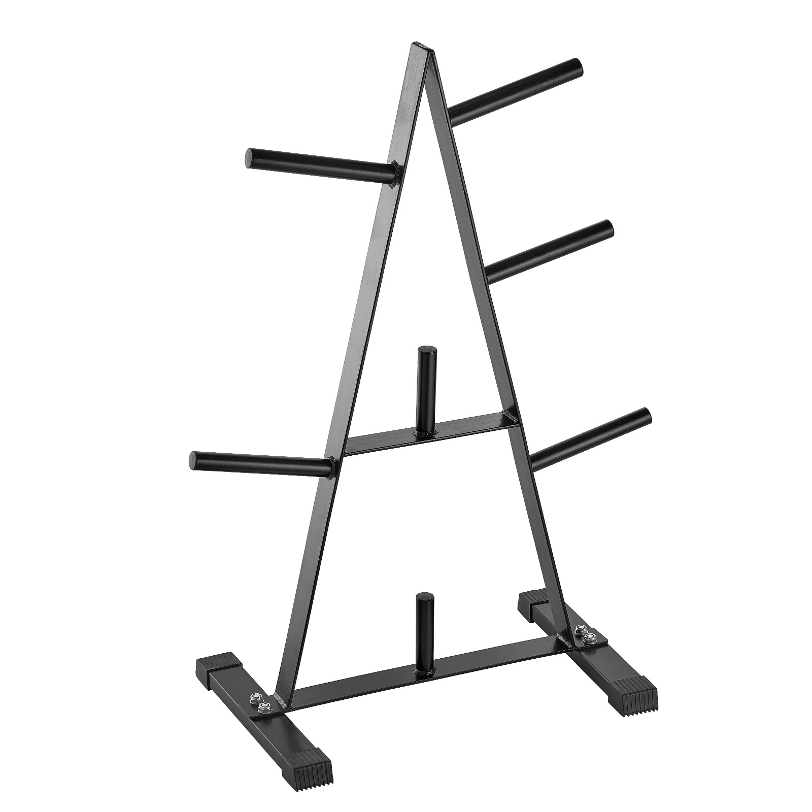 Uimoso Weight Plate Rack Weight Plate Tree Gym Barbell Storage Stand ...