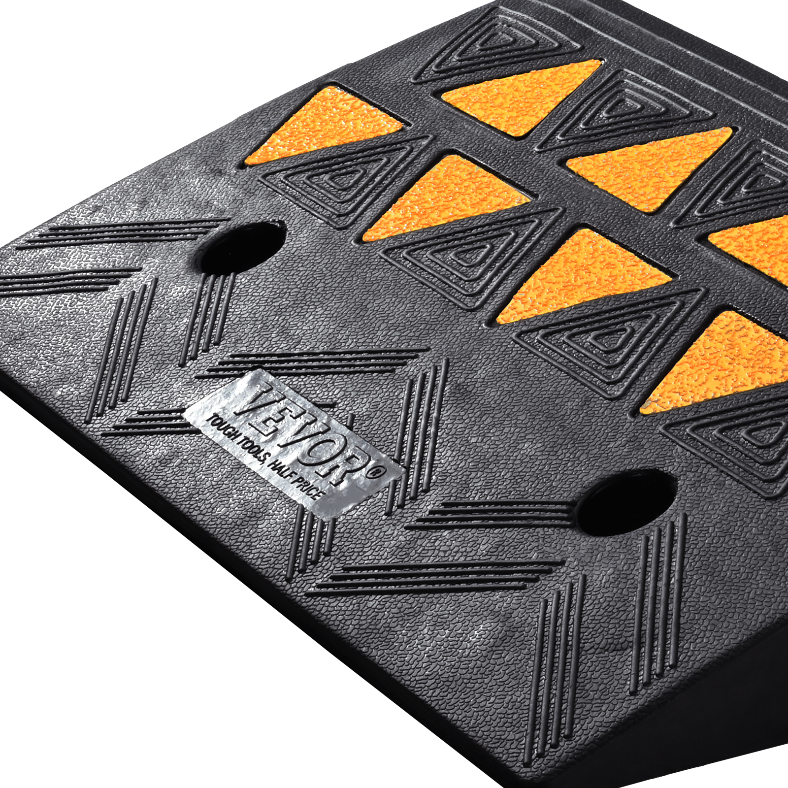 VEVOR Rubber Curb Ramp 4.25" Rise Height Sidewalk Curb Ramp, 11.8 ...