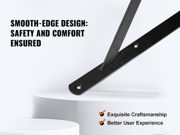 VEVOR Shelf Bracket, 18 x 12 in 12 Pcs, Heavy Duty Floating Shelf ...