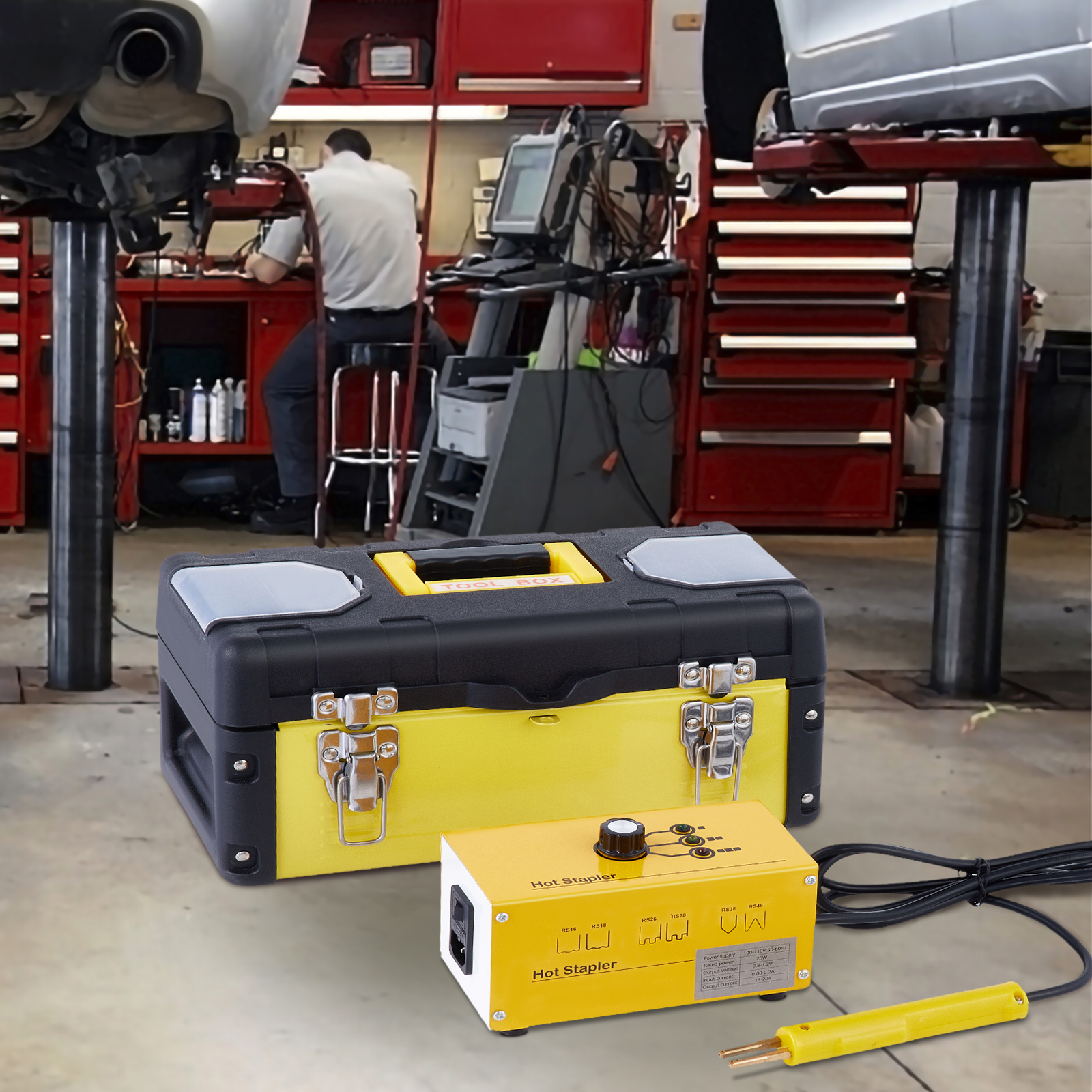 VEVOR Plastic Welding Kit 100W Plastic Welder Soldering Iron Gun for ...