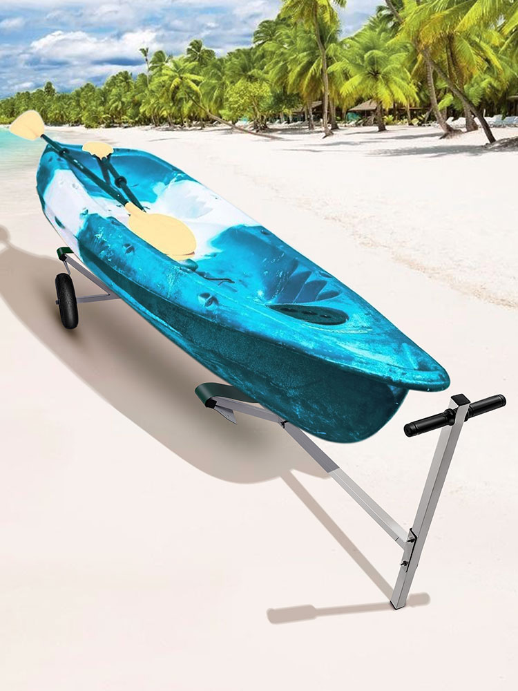 VEVOR Boat Launching Dolly for Inflatable with14" Wheels Hand Trailer ...