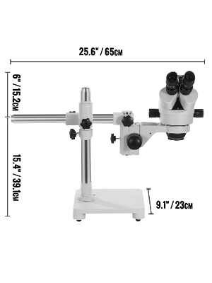 Vevor Trinocular Stereo Microscope Zoom Microscope 3.5x-90x 5mp Camera ...