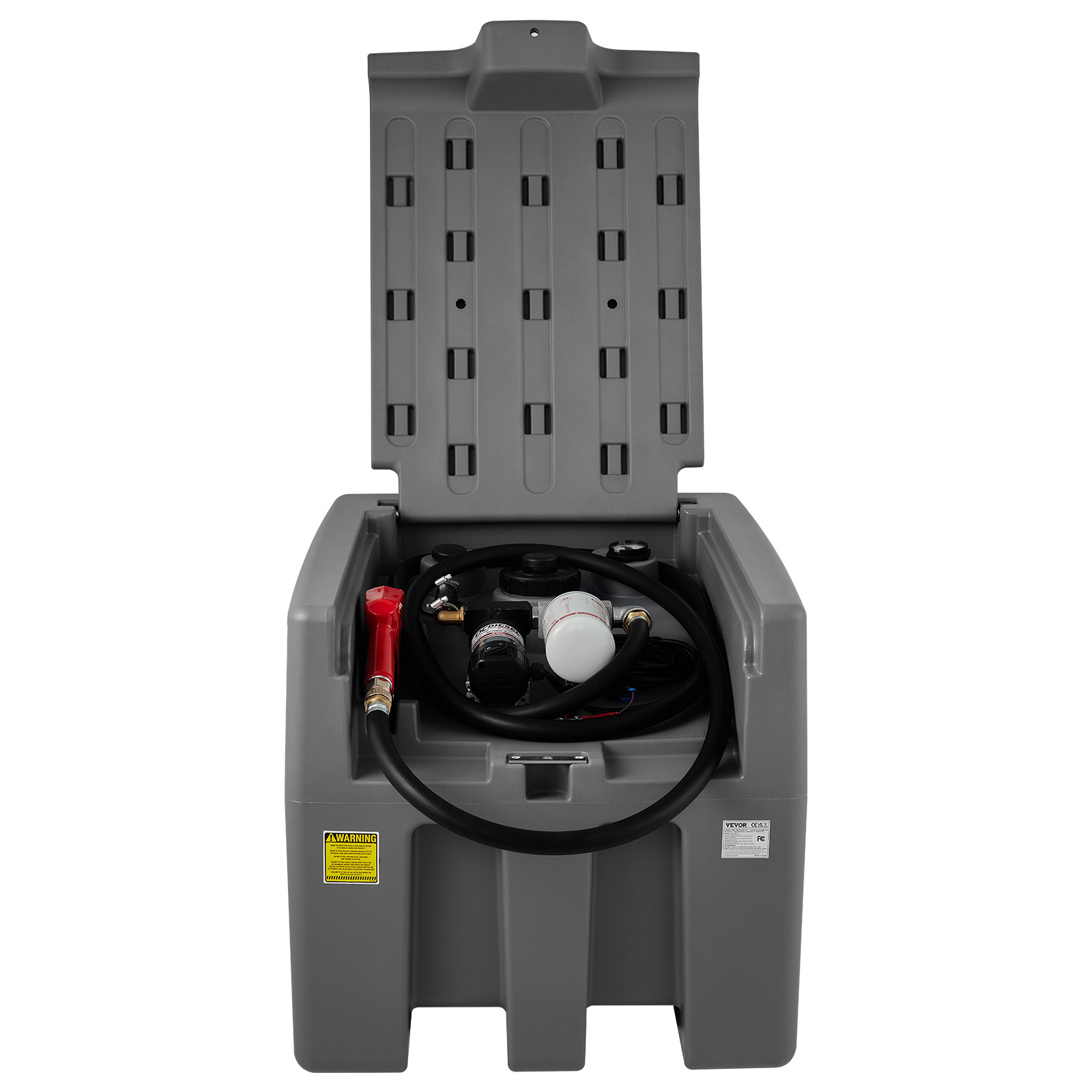 VEVOR Portable Diesel Tank 58 Gal Diesel Fuel Tank with 12V Transfer ...