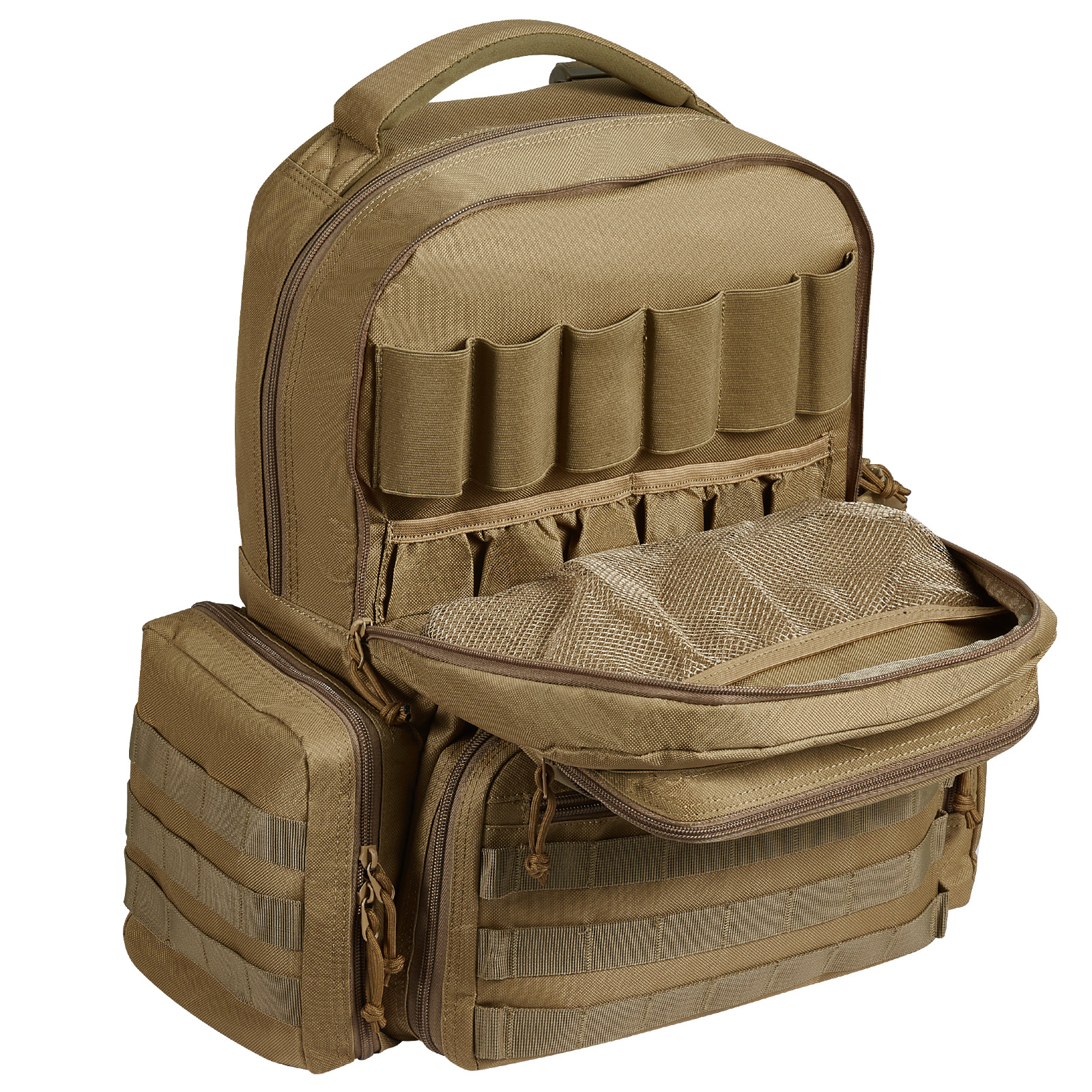 Uimoso Tactical Range Backpack for 6/2/4/3 Pistol Gun Backpack Green ...