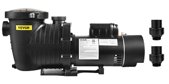 VEVOR Pool Pump 1.5HP 230V, Variable Dual Speed Pumps 1100W for Above ...